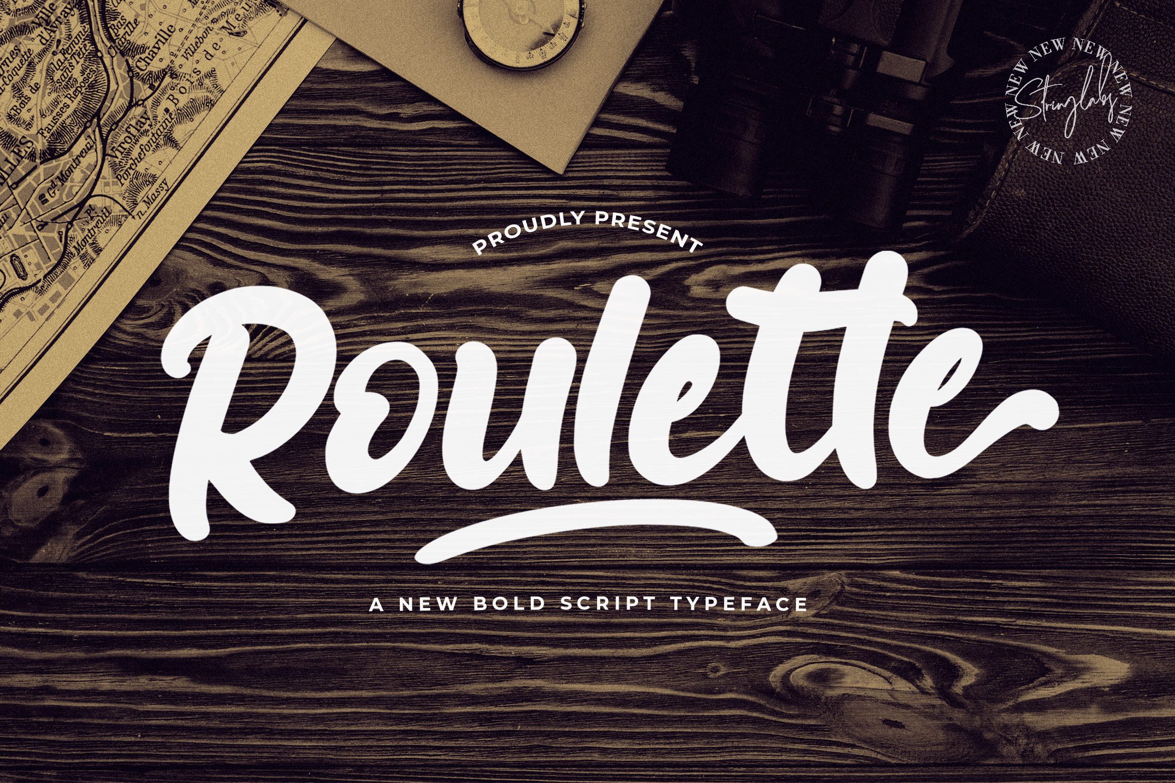 Roulette - Bold Script Font, a Script Font by StringLabs | Creative Market