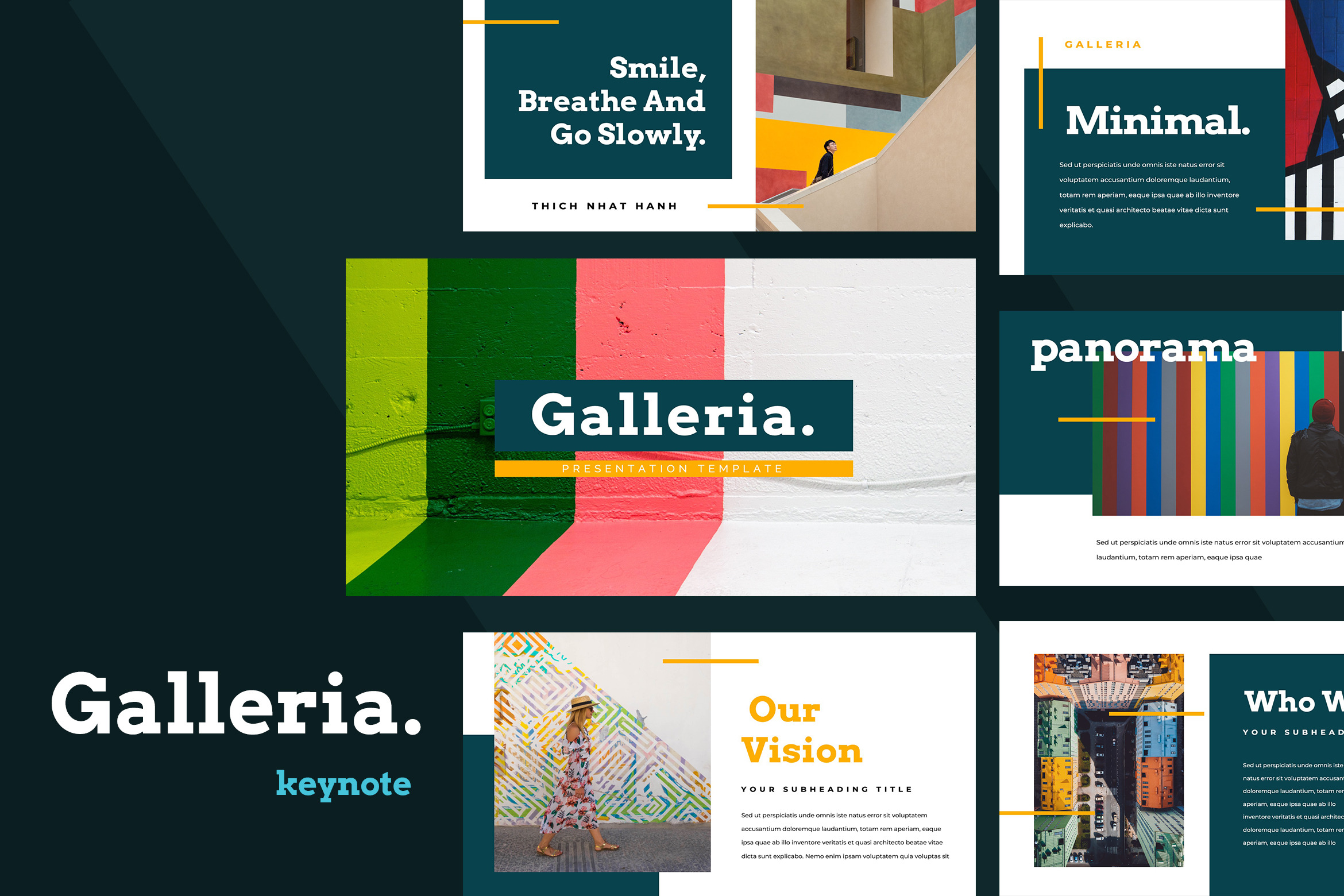Galleria Keynote Presentation, a Presentation Template by TMint ...