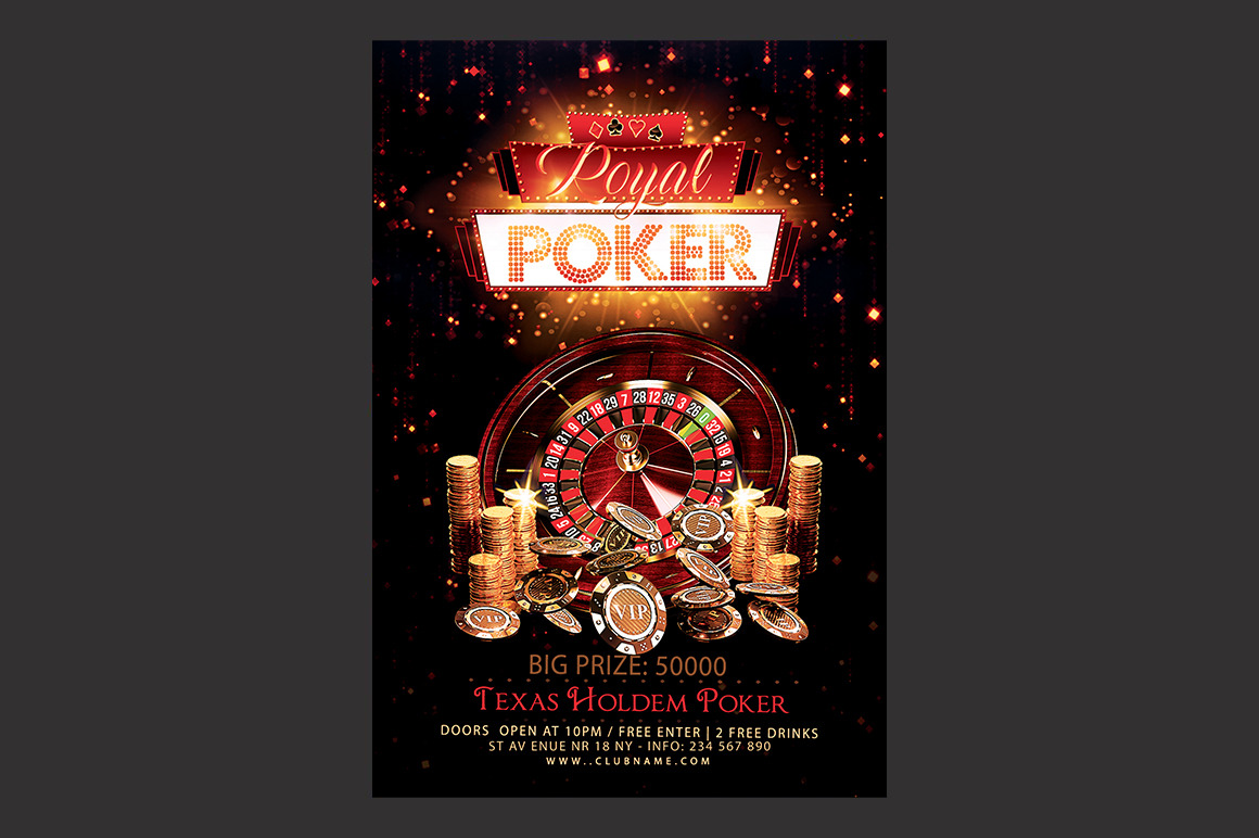 Casino Flyer, a Flyer Template by DSGraphicDesign | Creative Market
