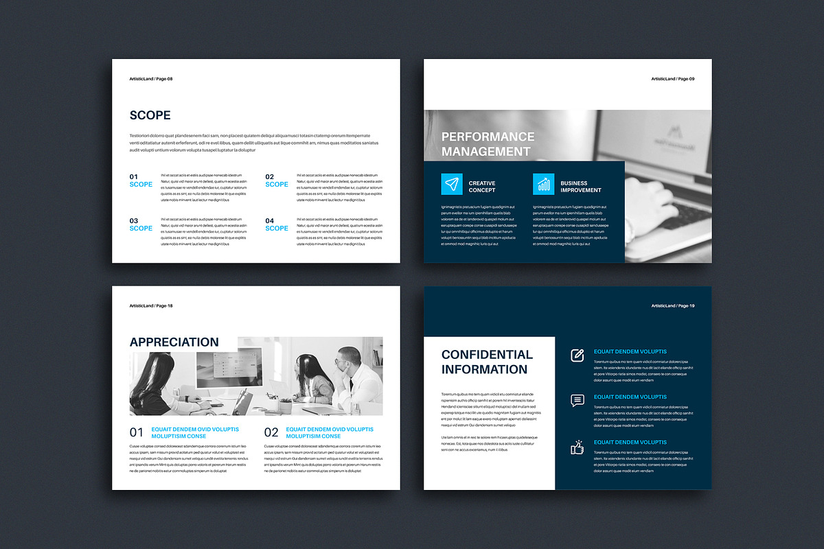HR/Employee Handbook | Canva, a Brochure Template by ArtisticLand