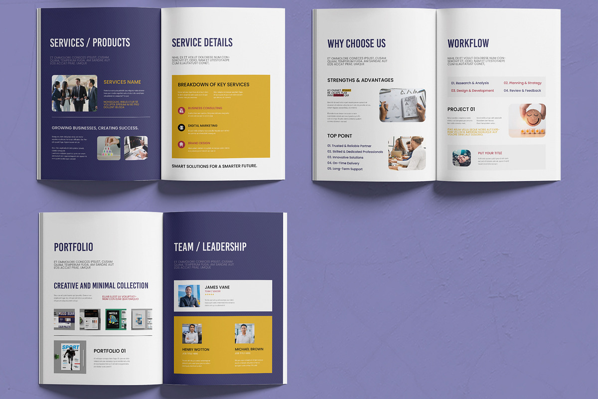 Company Profile Design for Business