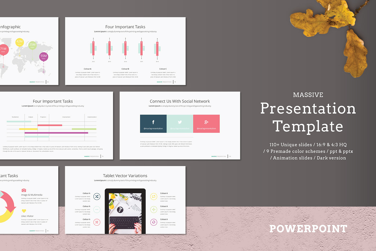 Massive Presentation Template, a Presentation Template by Rystudio