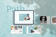 Path Creative PowerPoint Template, a Presentation Template by uiplus