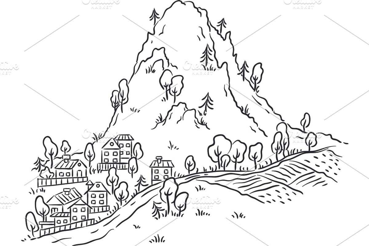 Outline cartoon kids illustration, an Illustration by Bubert Art