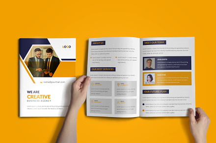 White Paper Template | Brochure Templates ~ Creative Market