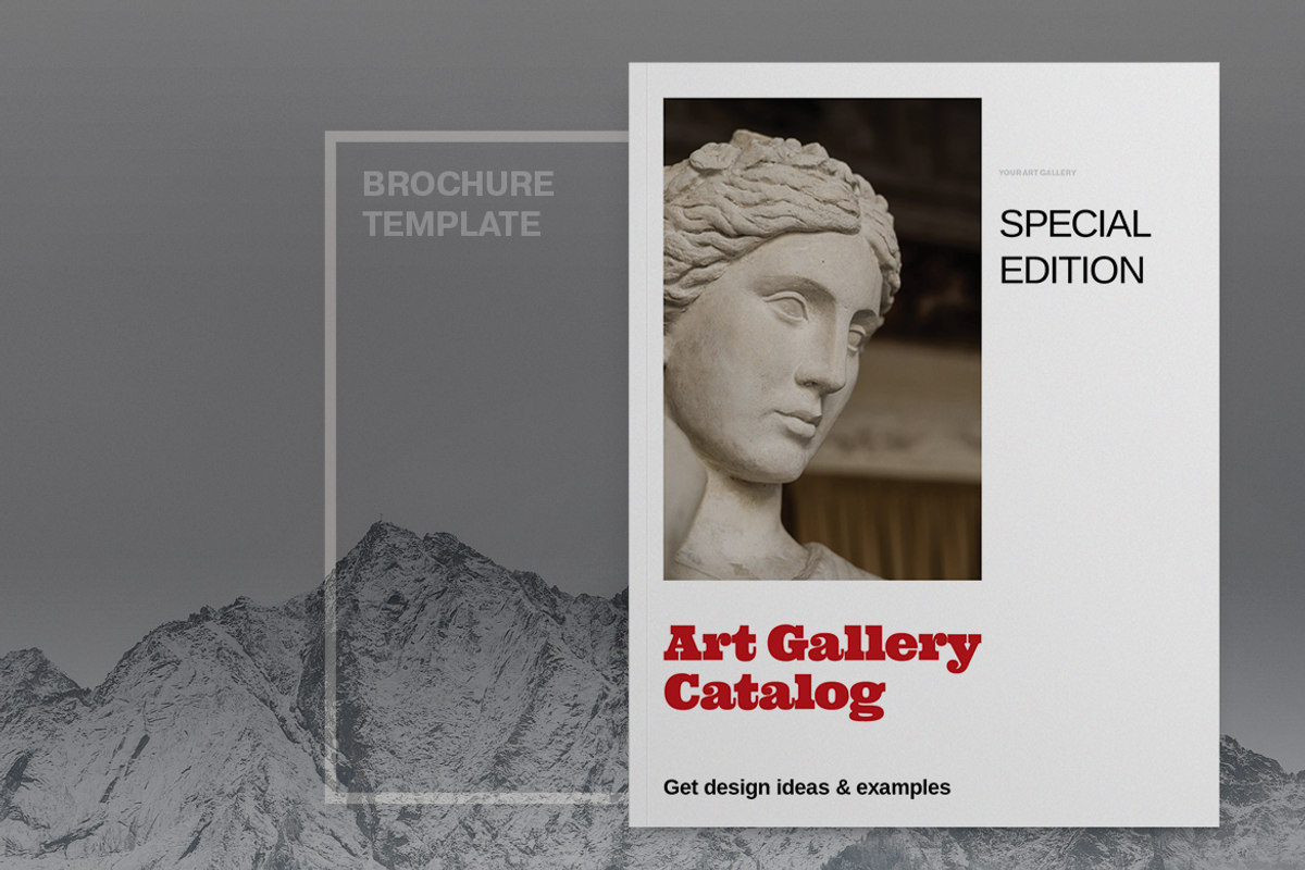 Art Gallery Catalog Layout Template