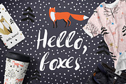Hello, foxes, an Animal Illustration by OJardin | Creative Market
