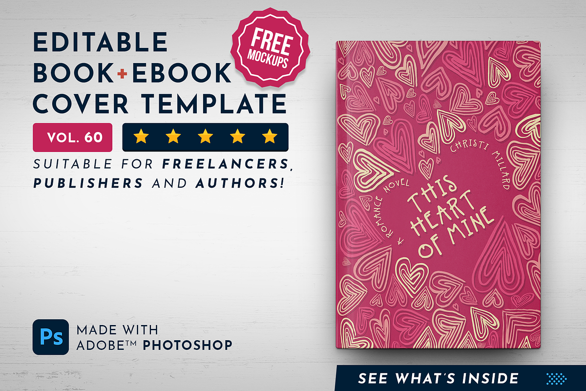 Editable Book Cover Template
