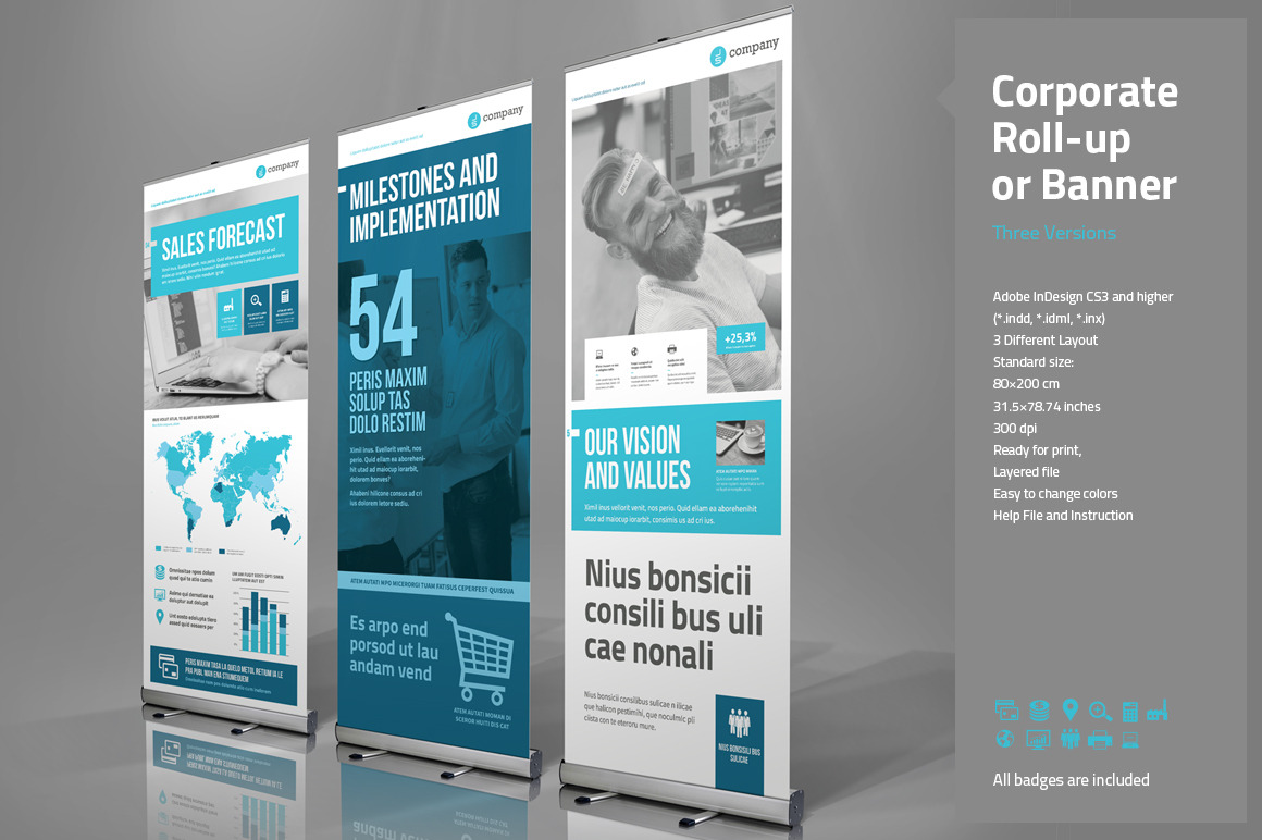 Business Roll-up Vol. 4, a Flyer Template by MrTemplater