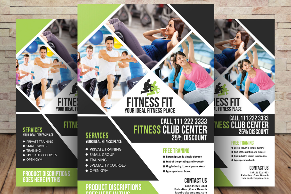 Health & Fitness Flyer, a Flyer Template by graphicforest