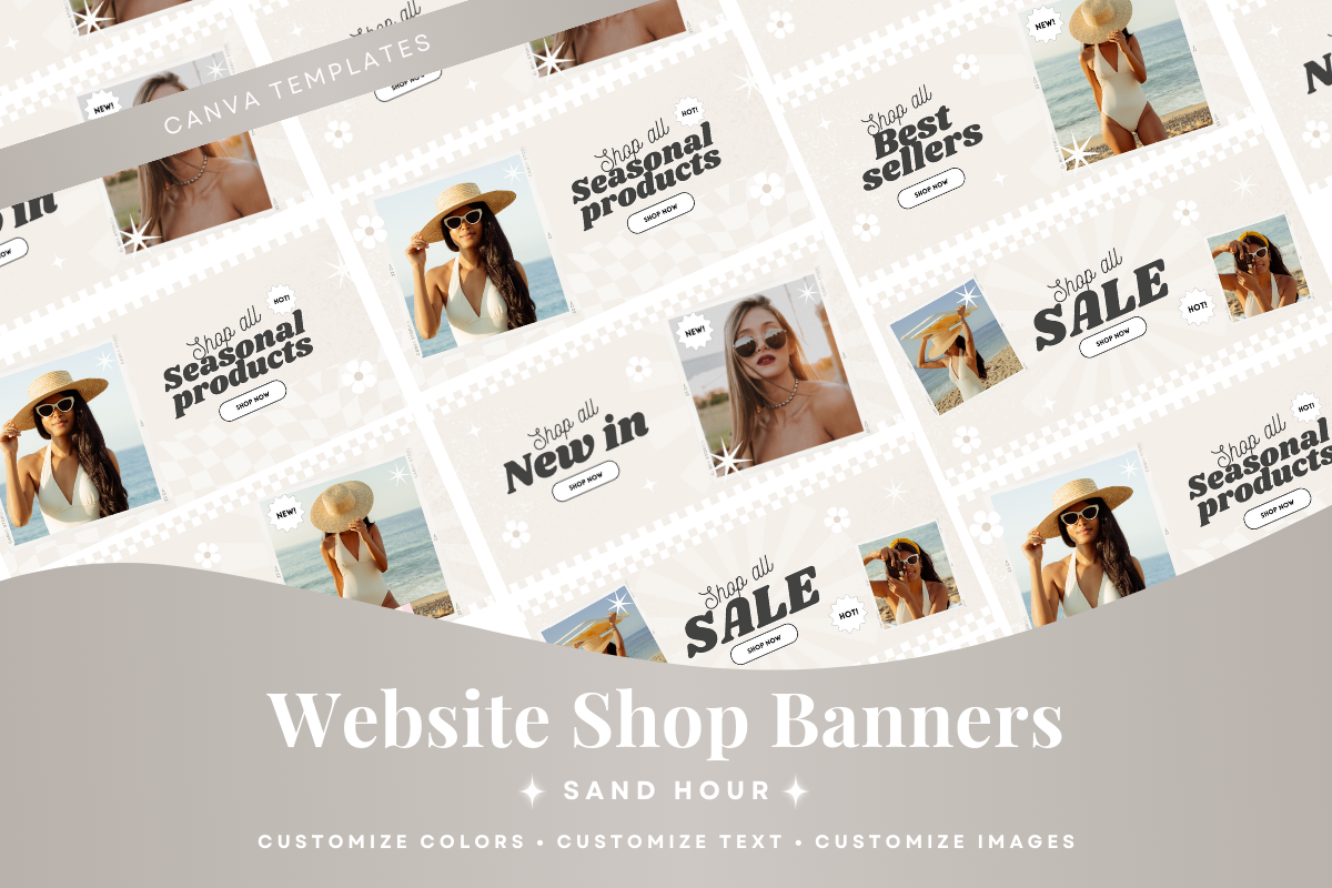 Neutral Shopify Website Banners