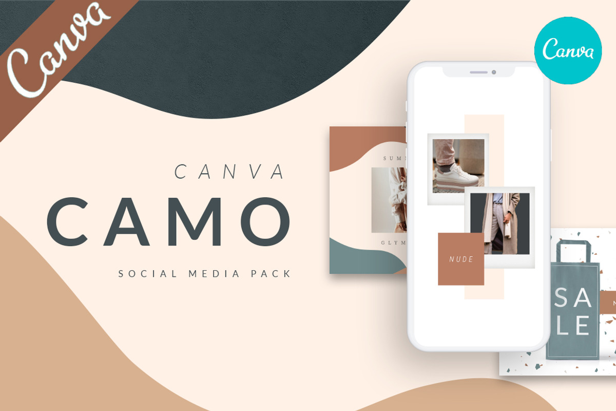CANVA Bundle Social Media Pack, a Social Media Template by Eviory
