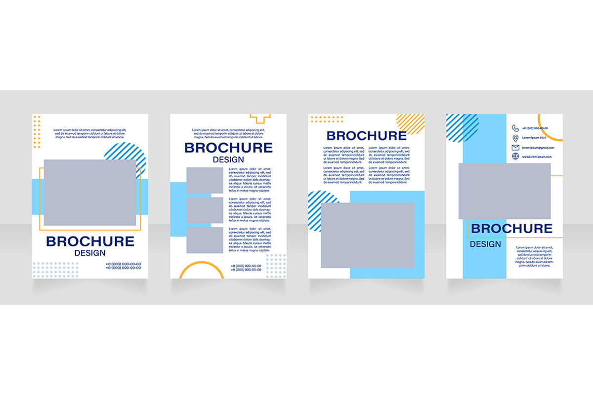 Marketing conference blank brochure, a Brochure Template by IMG visuals ...