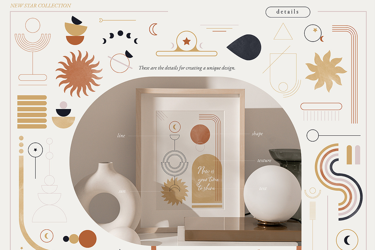 New Star Collection, an Object Graphic by Julia Dreams