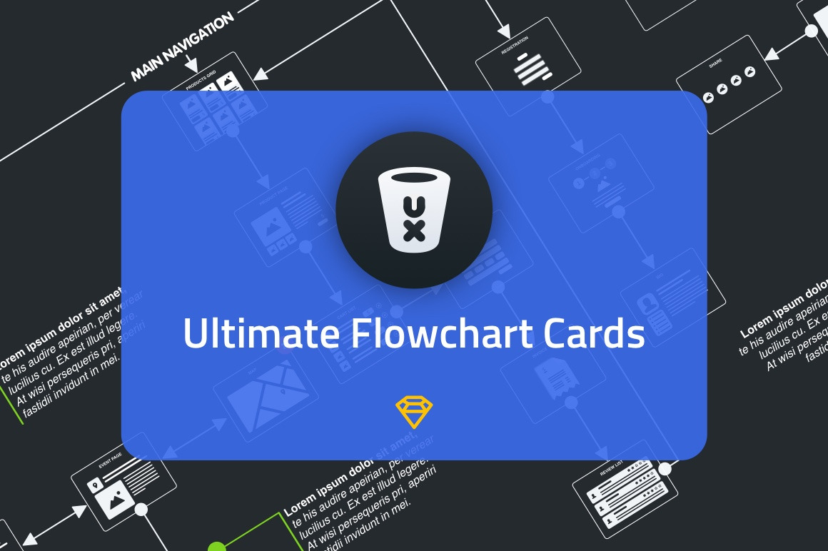 Ultimate Flowchart Cards, a Templates & Theme by Nelson Marteleira
