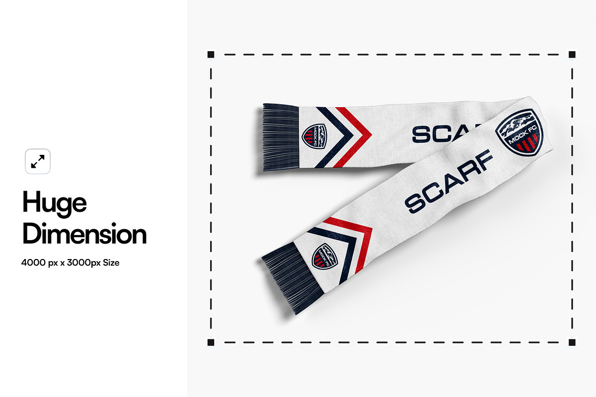 Scarf Football Mockup, a Merchandise Mockup by SLAB! Design