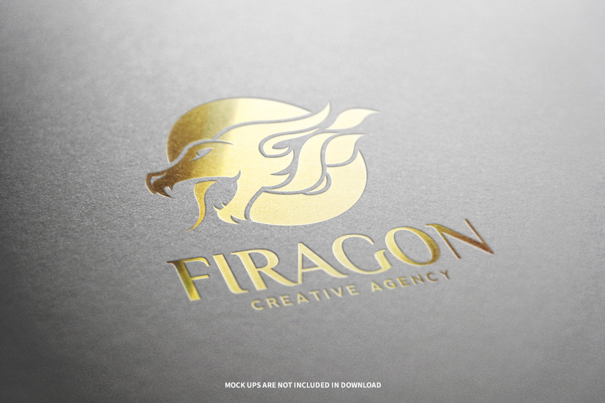 Fire Dragon Logo Template, a Branding & Logo Template by LOGOMAGINE
