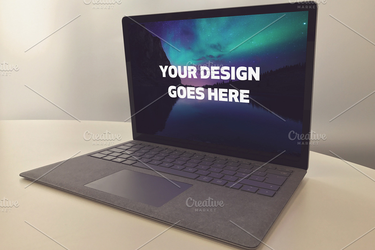 Microsoft Surface Laptop Mock-ups, a Device Mockup by vraiana ...