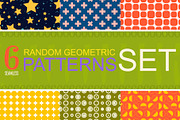SET of 6 Vector Seamless Patterns | Graphic Patterns ~ Creative Market