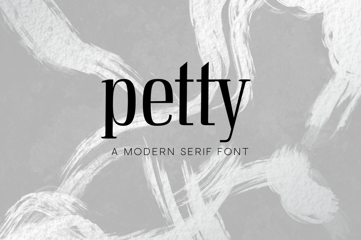 Petty - A Modern Serif Font, a Serif Font by blackdahliapress