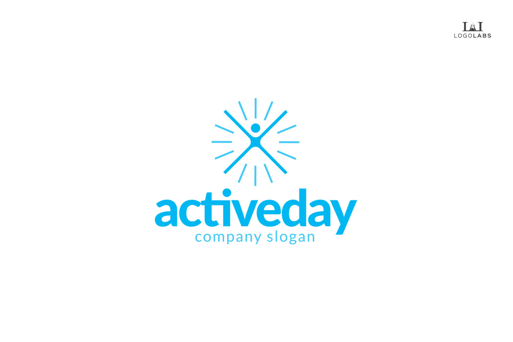 Active Day Logo | Branding & Logo Templates ~ Creative Market