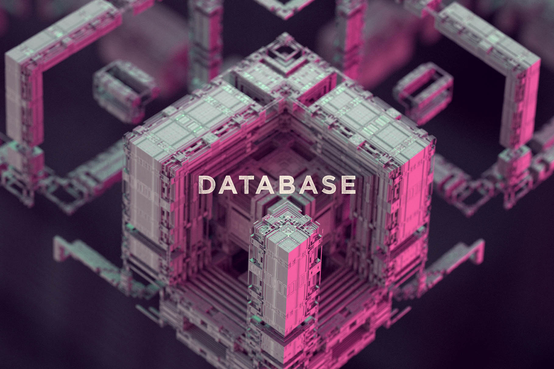 Database: Futuristic Micro-Ecosystem, a Texture Graphic by RuleByArt