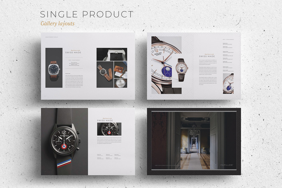Luxury Watch Brochure Template, a Brochure Template by ID Vision Studio