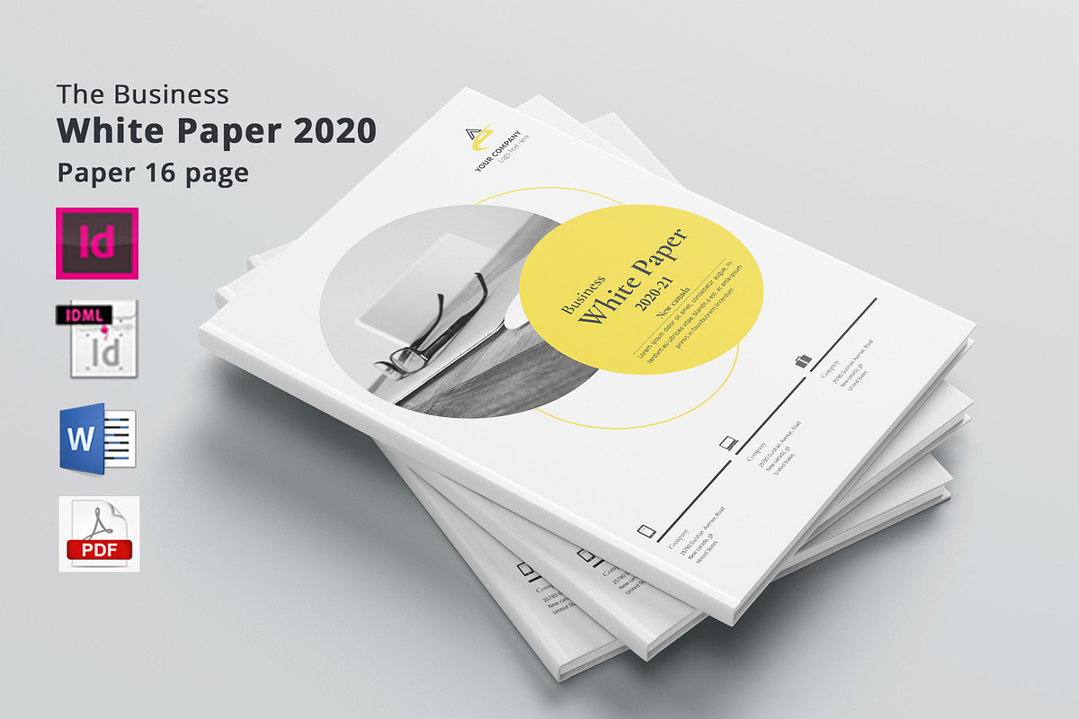 The White Paper, a Brochure Template by obayes