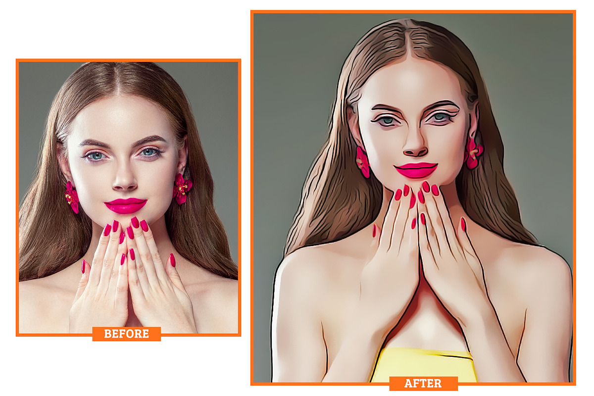 Cartoon Painting Action, an Action Add-On by Design_Hub