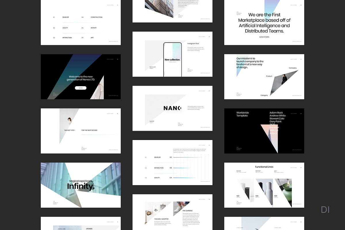 NANO Powerpoint Template, a Presentation Template by Dima Isakov