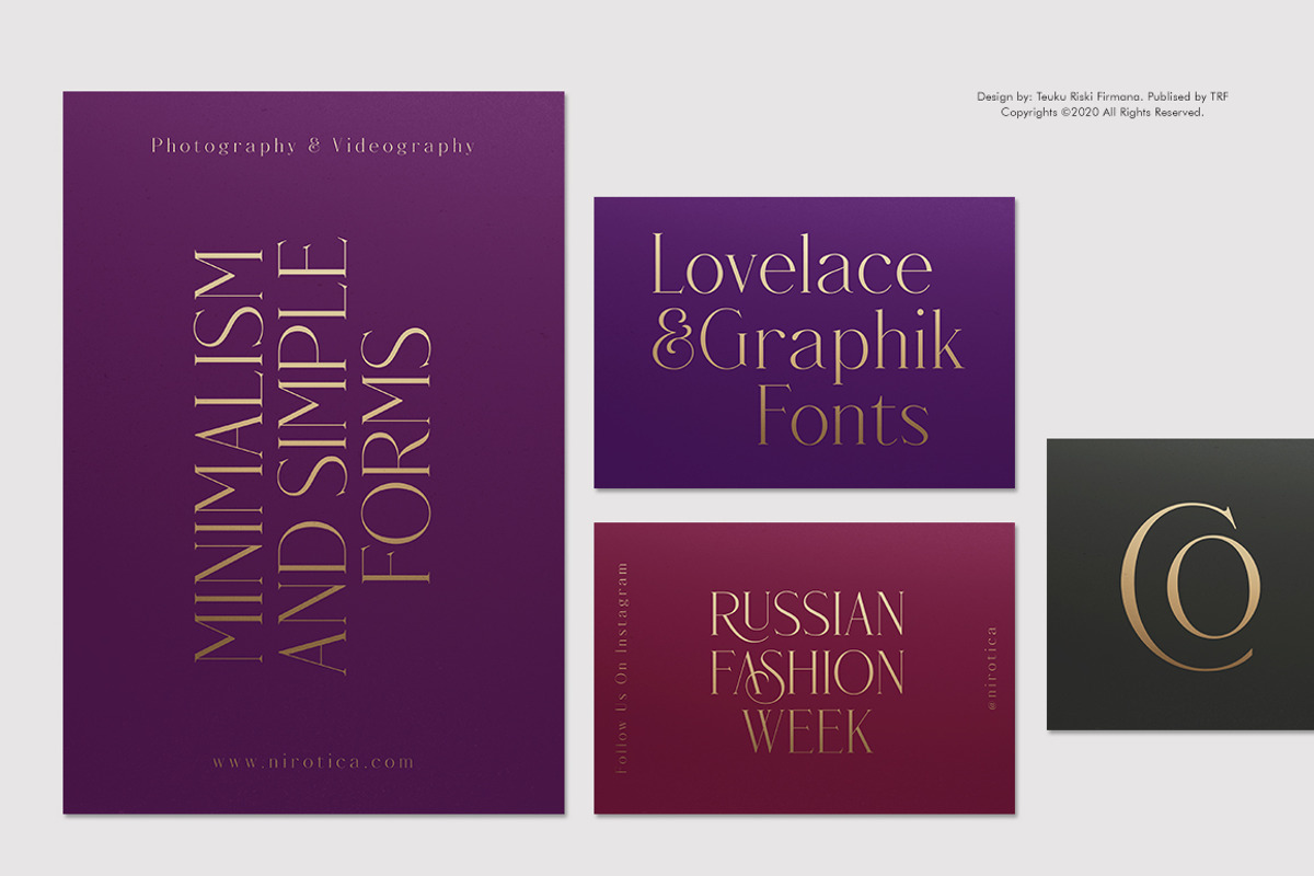 Nirotica, a Serif Font by TRF Fonts