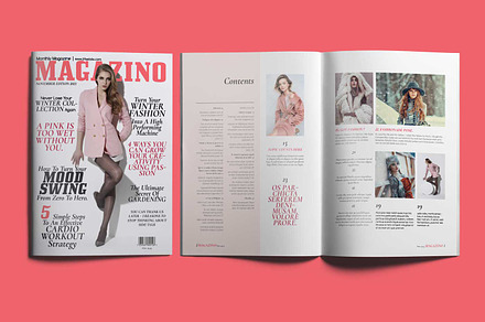 Magazine Layout | Creative Market