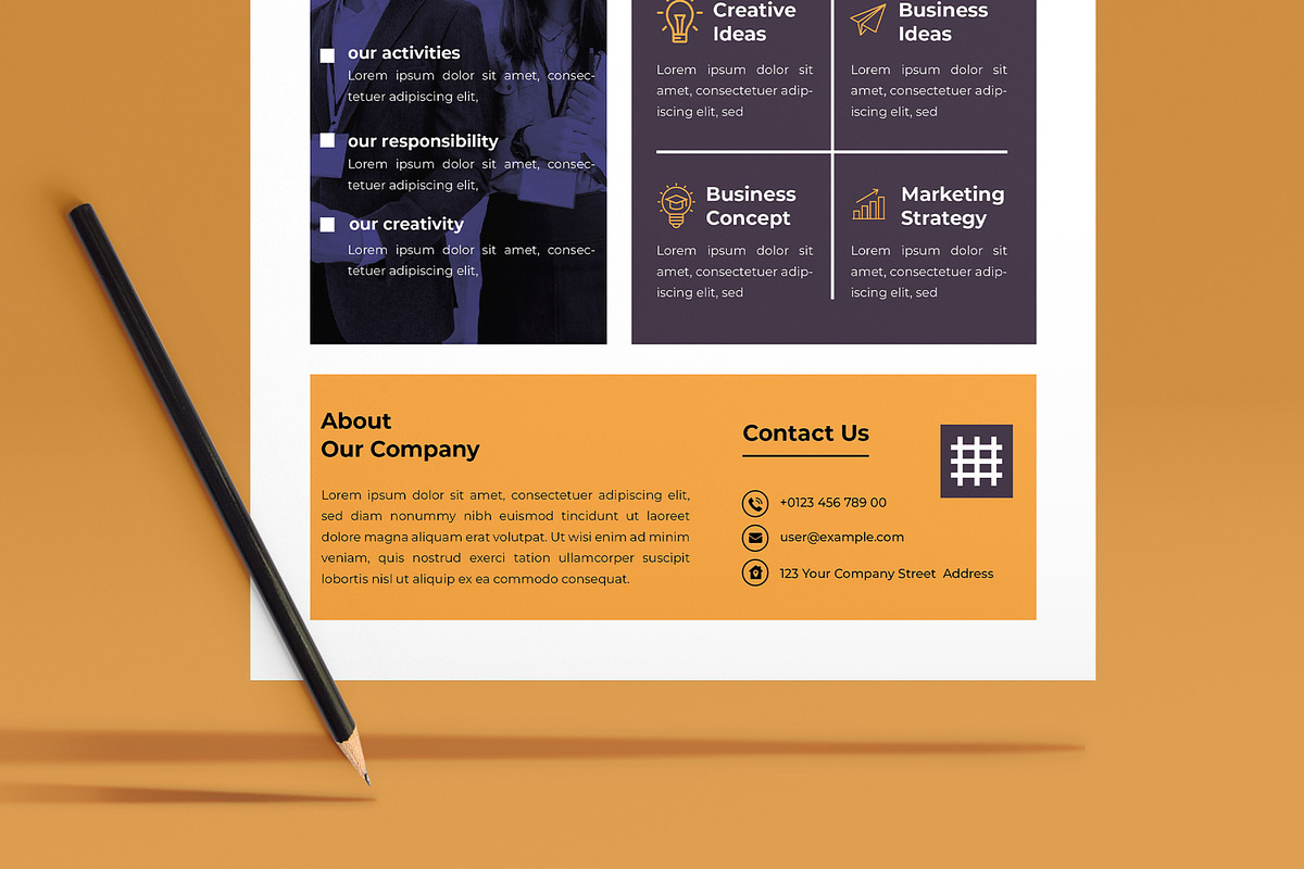 Creative Flyer Design Layout
