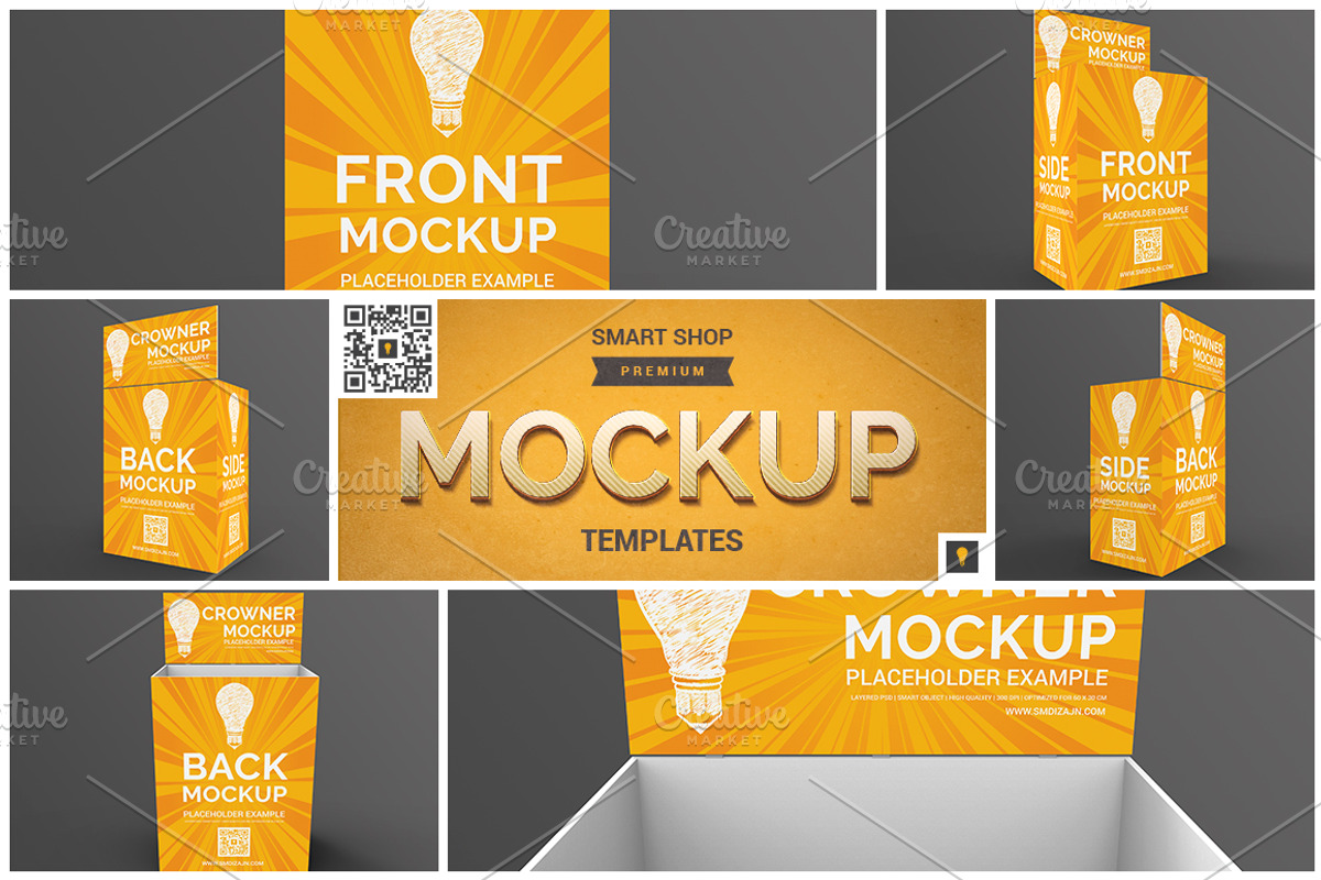 Store Palette with Crowner Mockup, a Packaging Mockup by Shocky Design ...