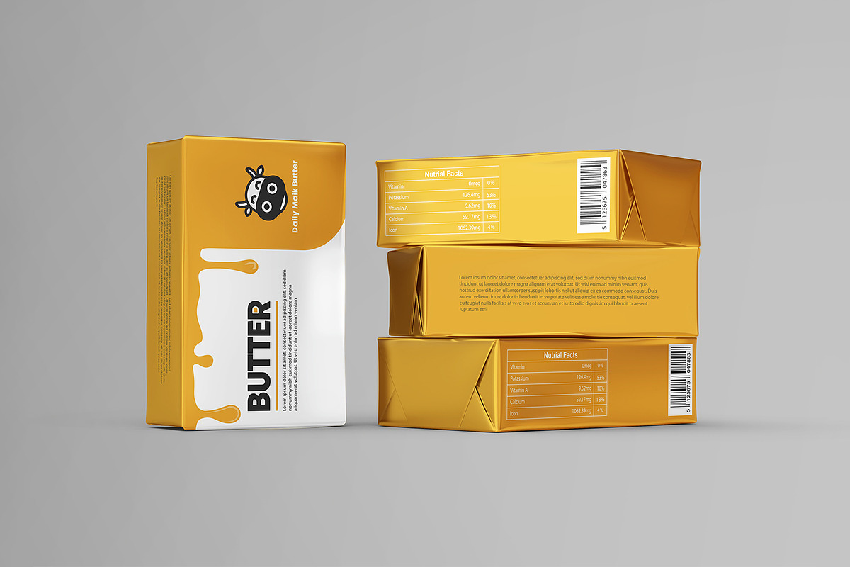 Country Foil Butter Mockup