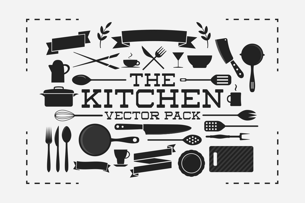 The Kitchen Vector Pack, an Object Graphic by Tugcu Design Co ...