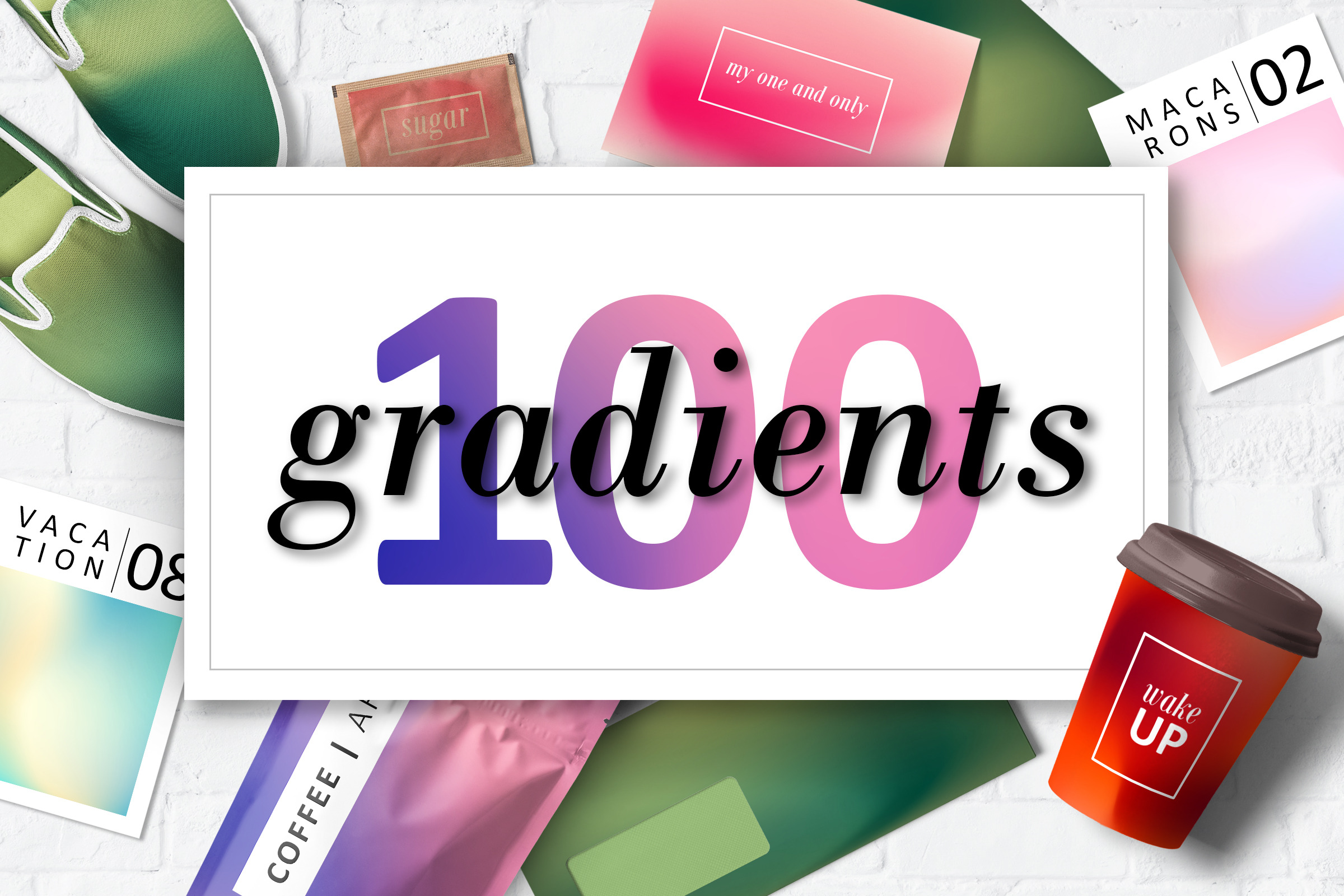 Set of 100 Mesh Gradients, a Gradient Add-On by Stewsha Designs