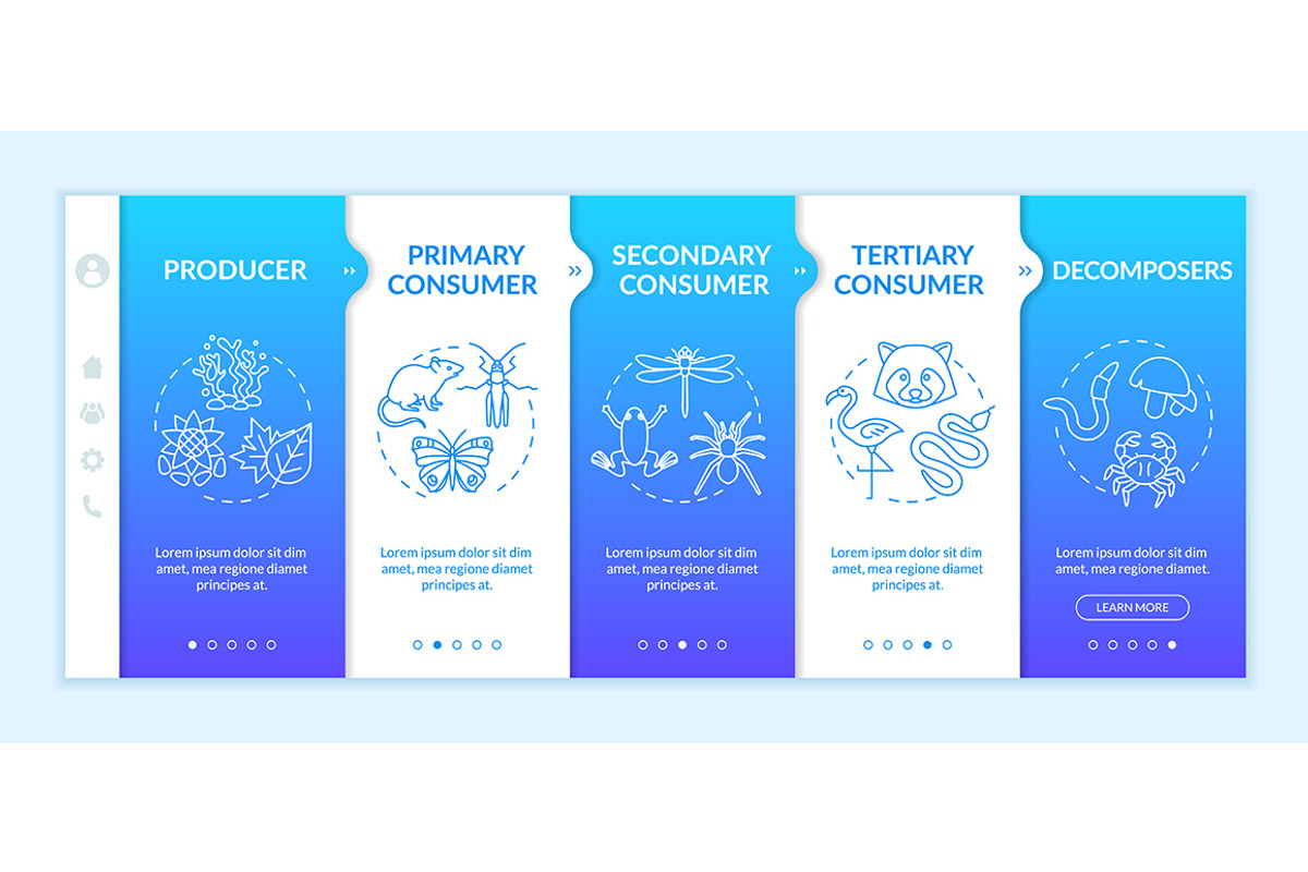 Grazing food chain mobile web pages, a Templates & Theme by IMG visuals ...