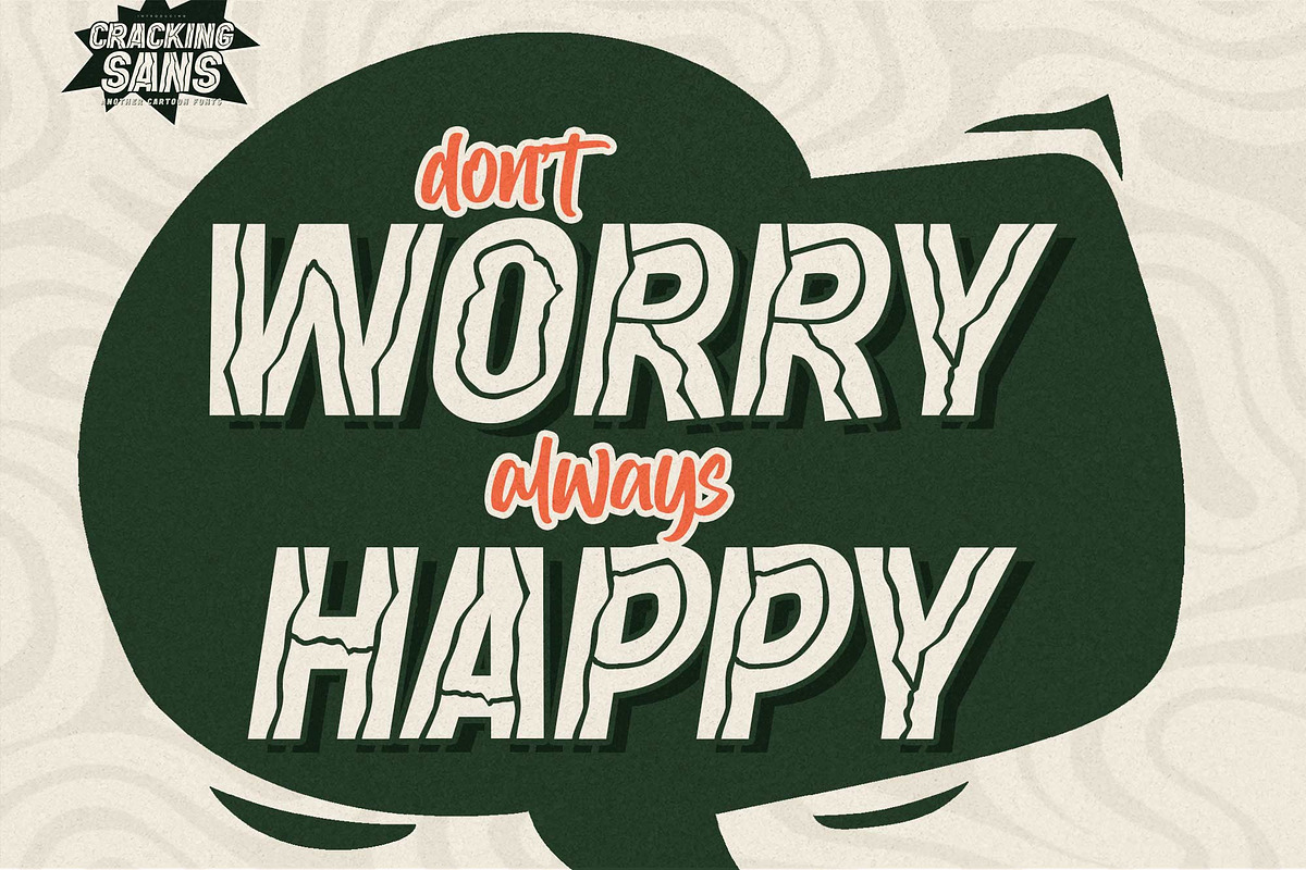 Cracking Sans - Another Cartoon Font