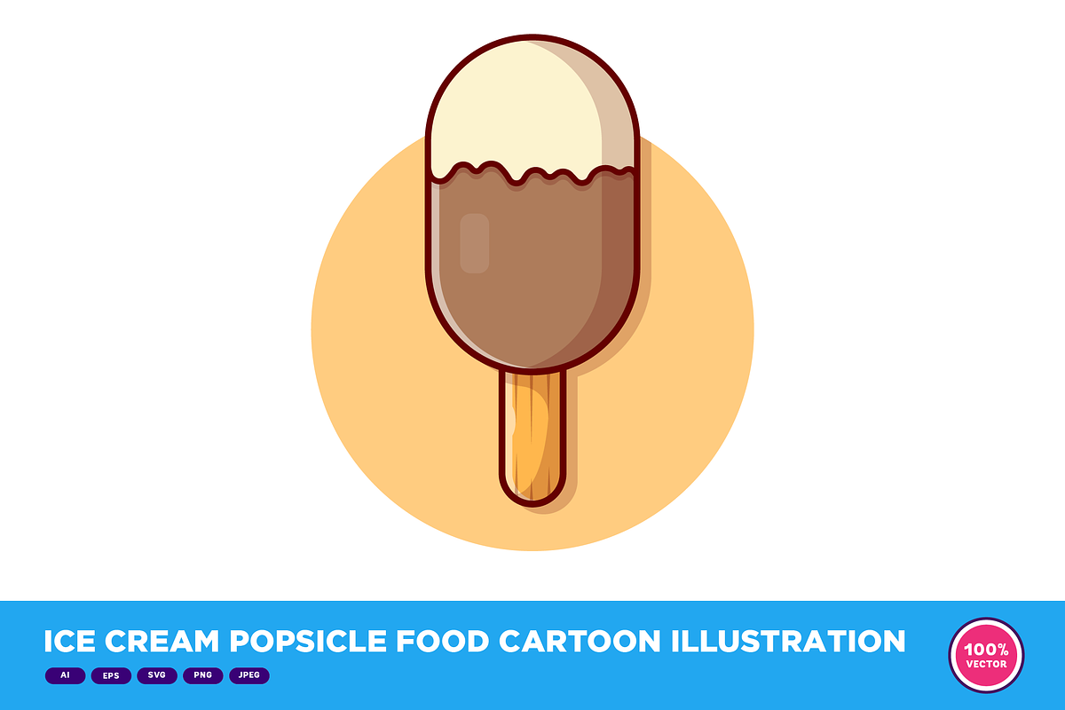 Ice Cream Popsicle Food Cartoon, a Food Illustration by Catalyst Labs ...