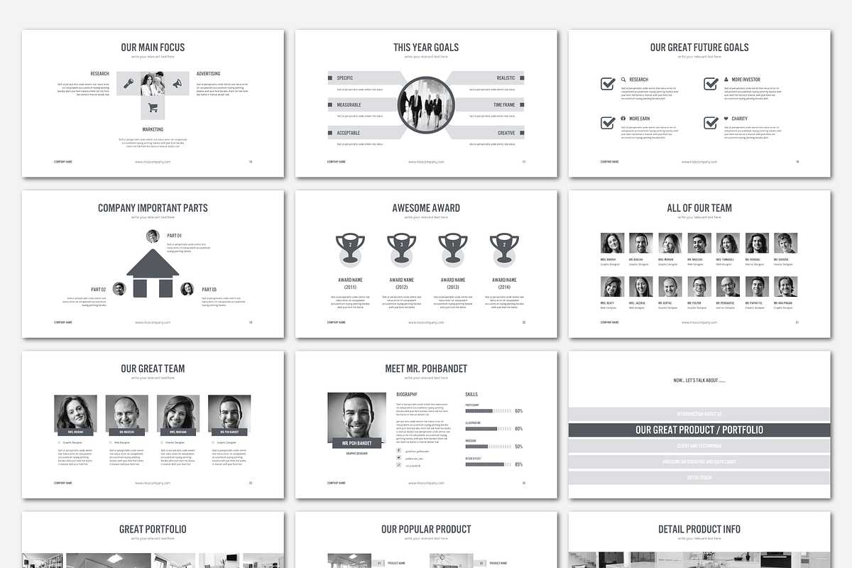 Perfect PowerPoint Presentation, a Presentation Template by Shafura