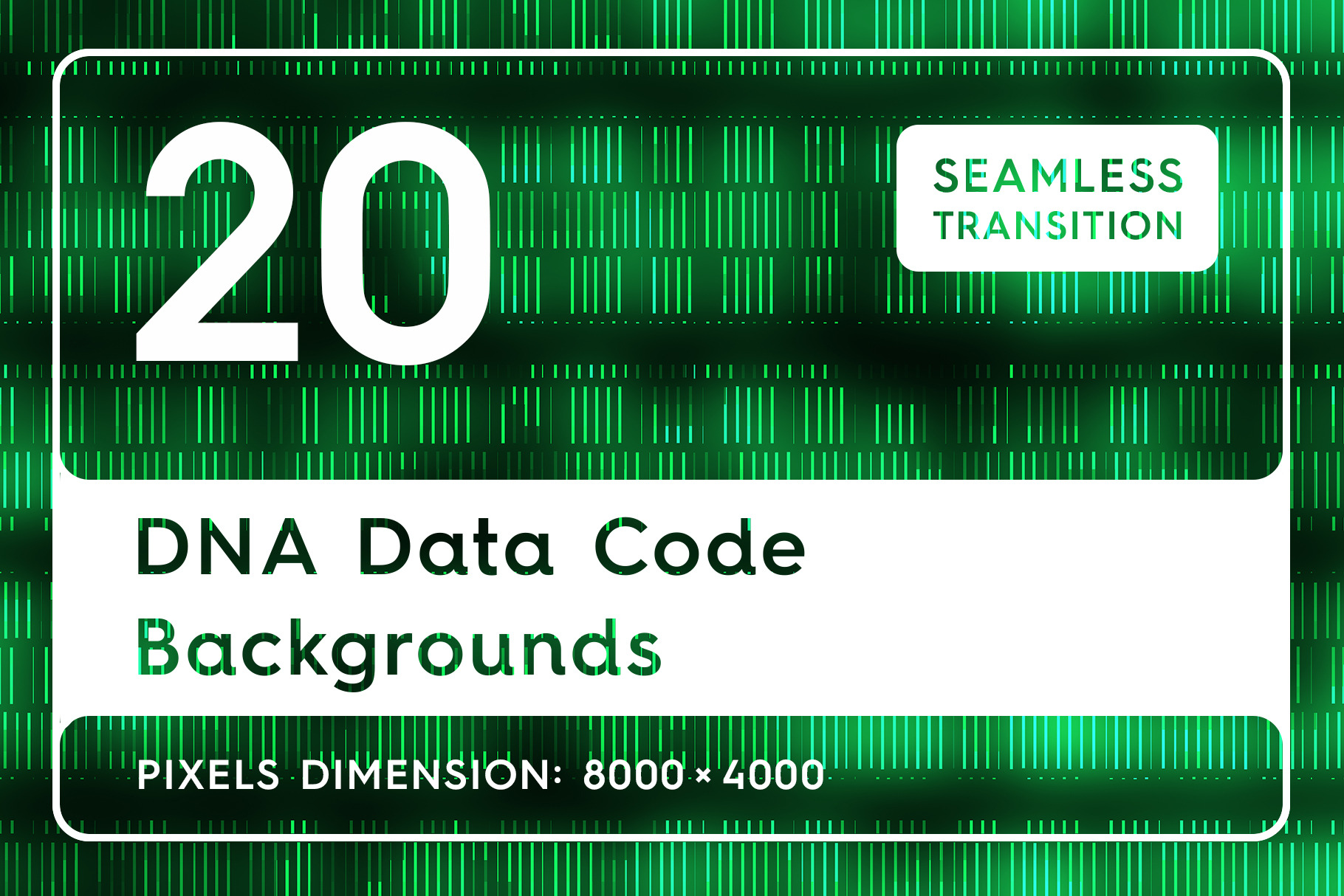 20 DNA Data Code Backgrounds, a Texture Graphic by Textures & Backgrounds
