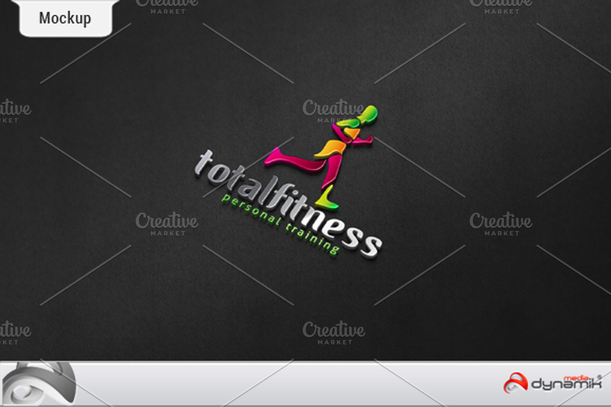 Total Fitness - Logo Template, a Branding & Logo Template by DynamikMedia