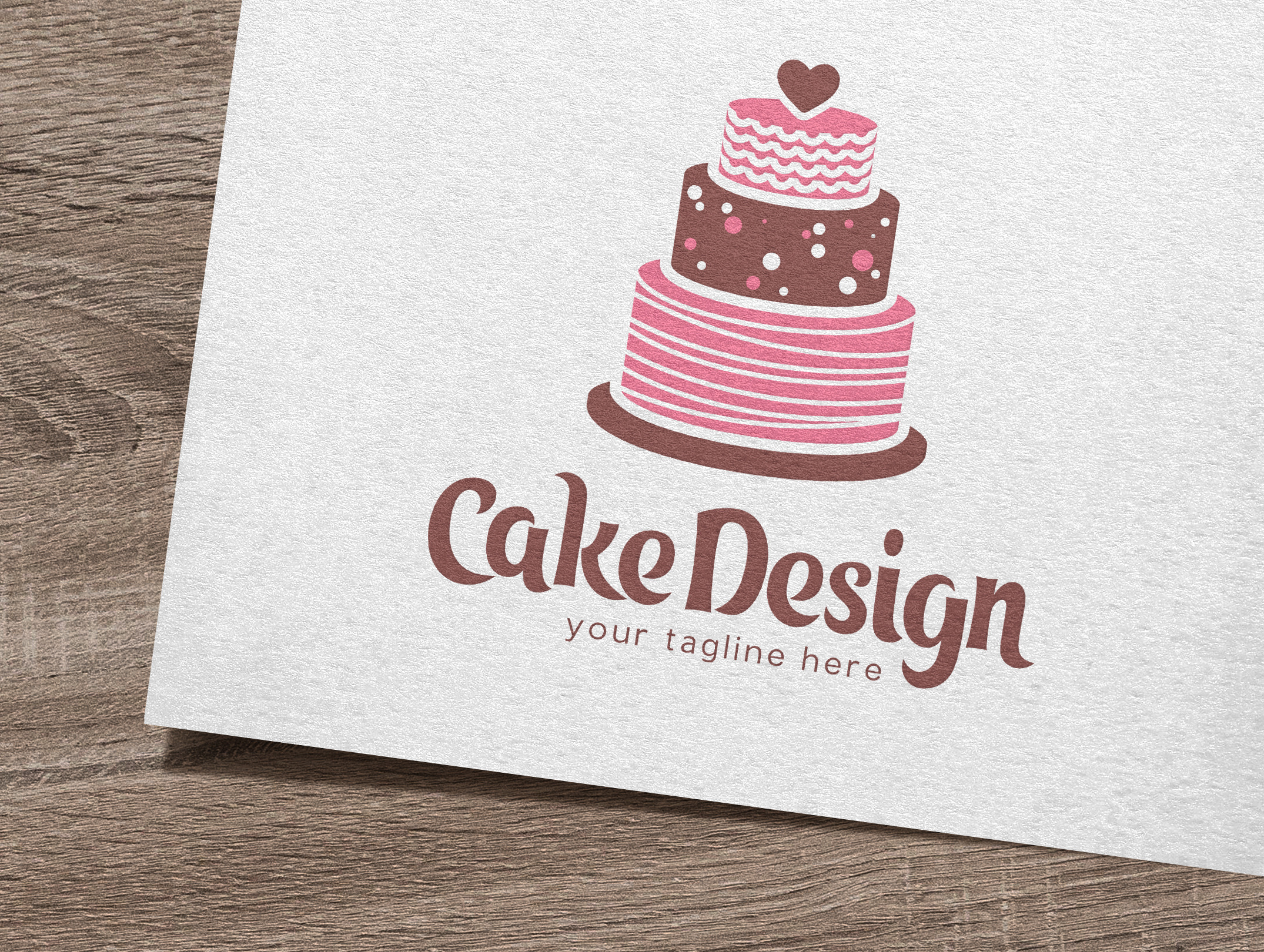 Cake Design Logo, a Branding & Logo Template by IKarGraphics