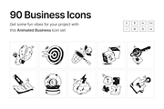 Animated Business Icons