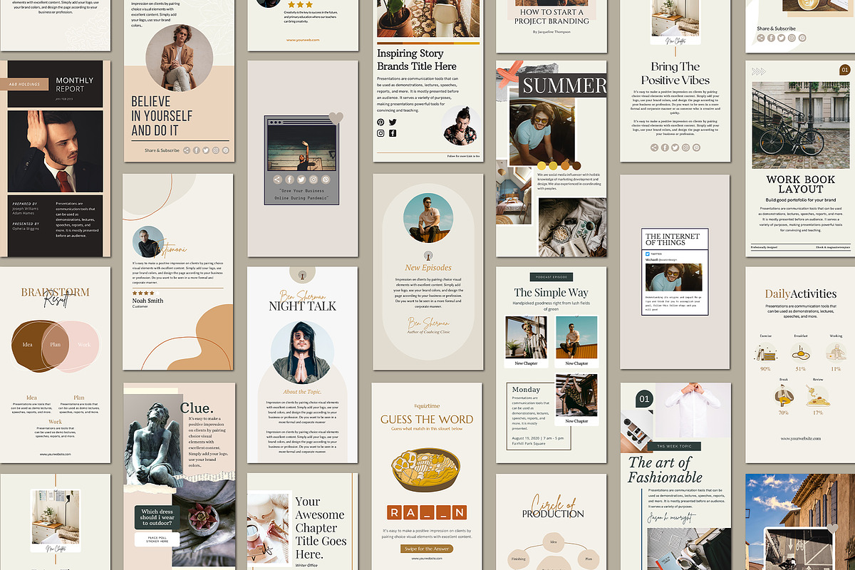 Instagram Social Inspiring CANVA, a Social Media Template by Analogi Studio