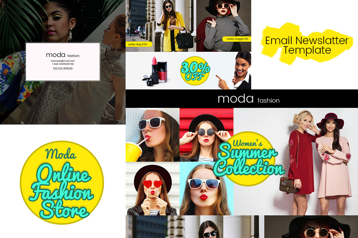 Moda E-Newsletter, an Email Template by Smashing_Studio