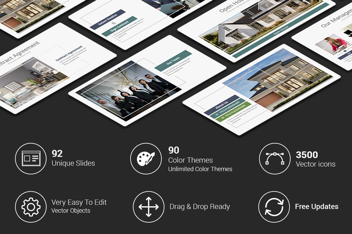 Contract Agreement PowerPoint Design, a Presentation Template by OceanArt