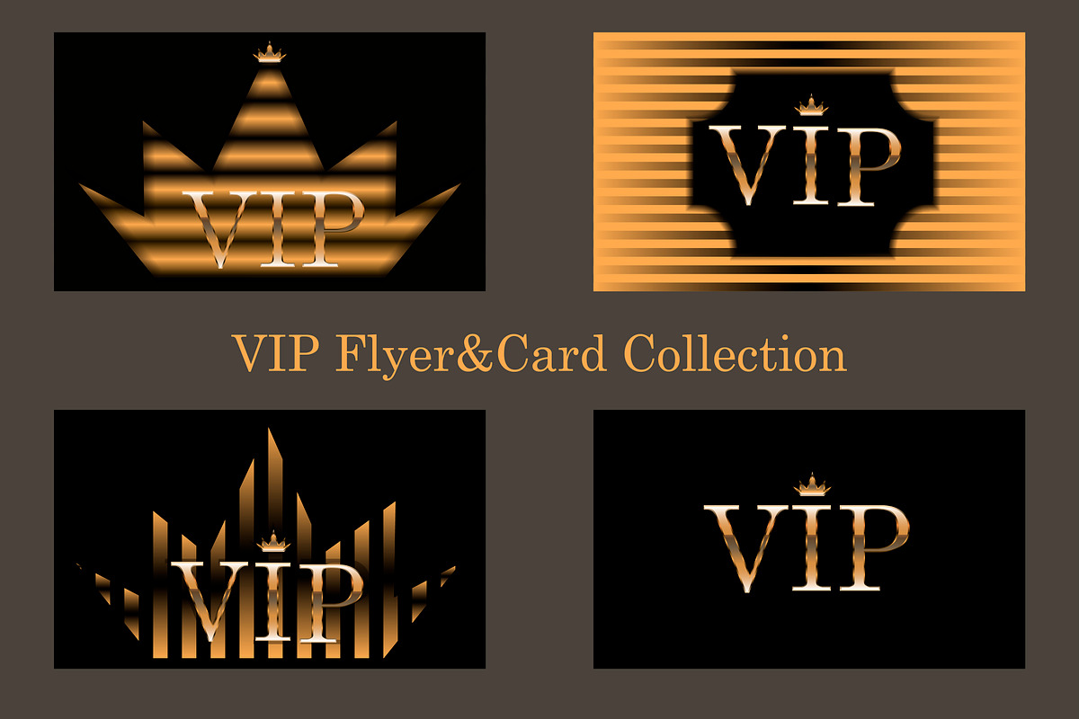 Set VIP Flyers&Card, an Object Graphic by art_kodun | Creative Market