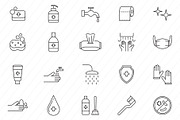Hygiene Icons, an Icon by Graphic Pear